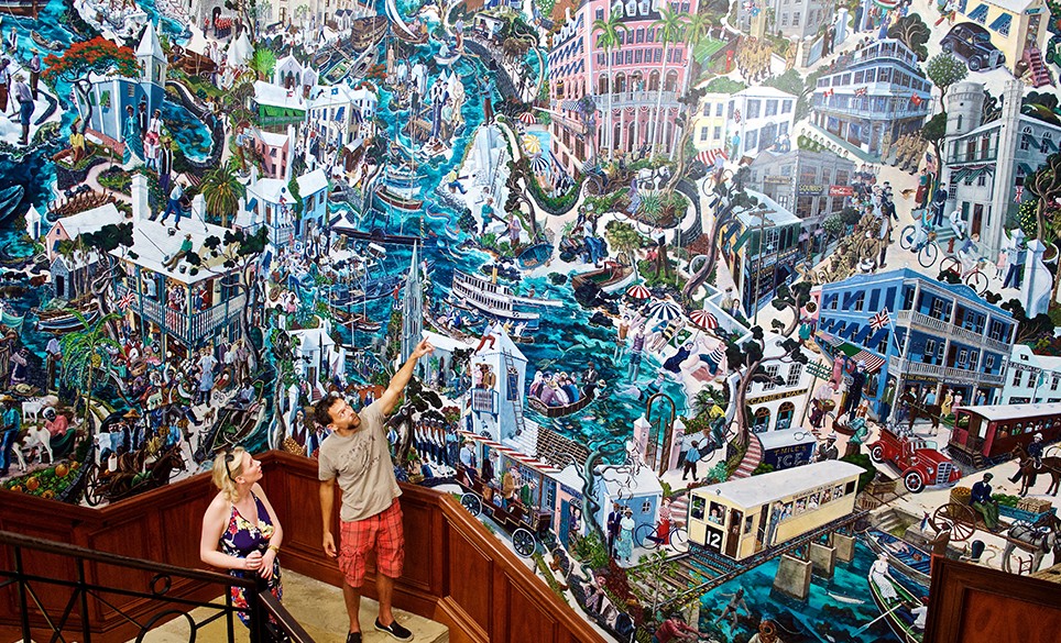 Gaze at the Giant History Mural at Bermuda's National Museum | URugby ...